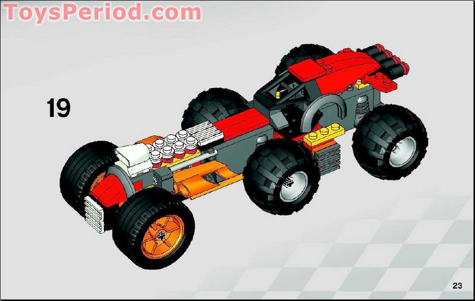 LEGO 8670 Jump Master Instructions and Parts List