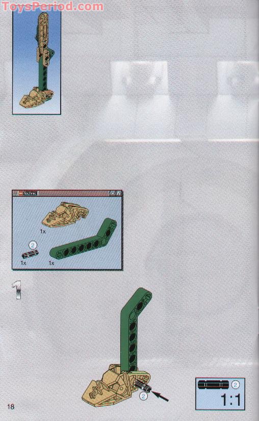 LEGO 8000 Pit Droid Instructions and Parts List