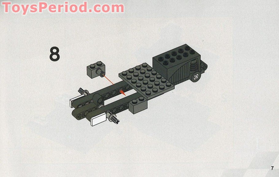 LEGO 8138 Phantom Crasher Instructions and Parts List