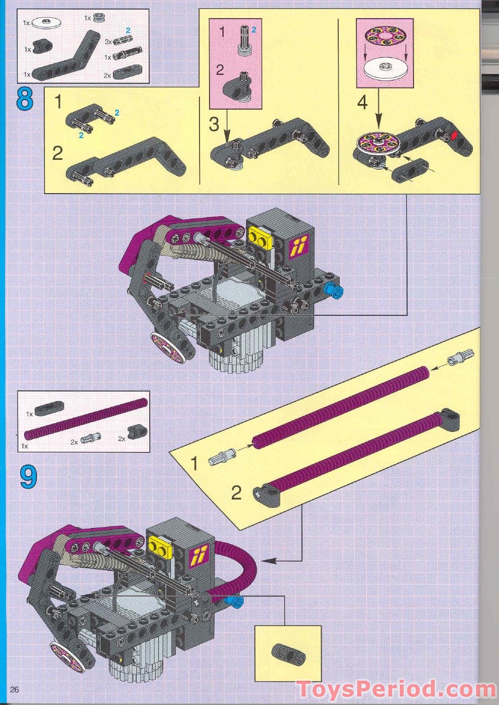 LEGO 8266 Super Challenge Instructions and Parts List