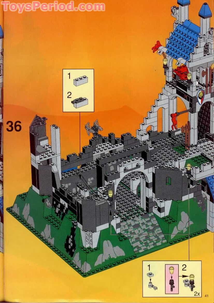 LEGO 6090 Royal Knight's Castle Instructions and Parts List