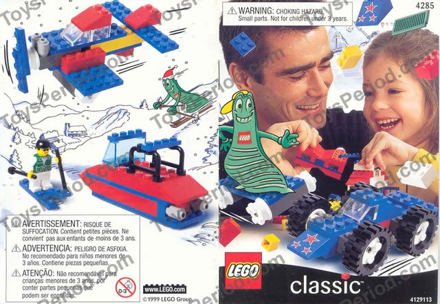 LEGO 4285 Classic Value Bucket Instructions and Parts List