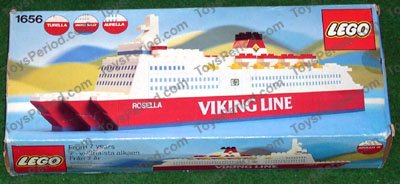 LEGO 1656-2 Viking Line Promotional Set - Cruise Ship Instructions and ...