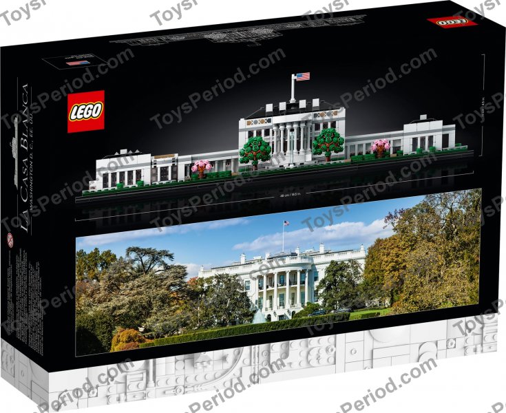 LEGO 21054 The White House Set Parts List