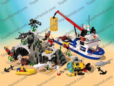 LEGO 6560 Diving Expedition Explorer Instructions and Parts List