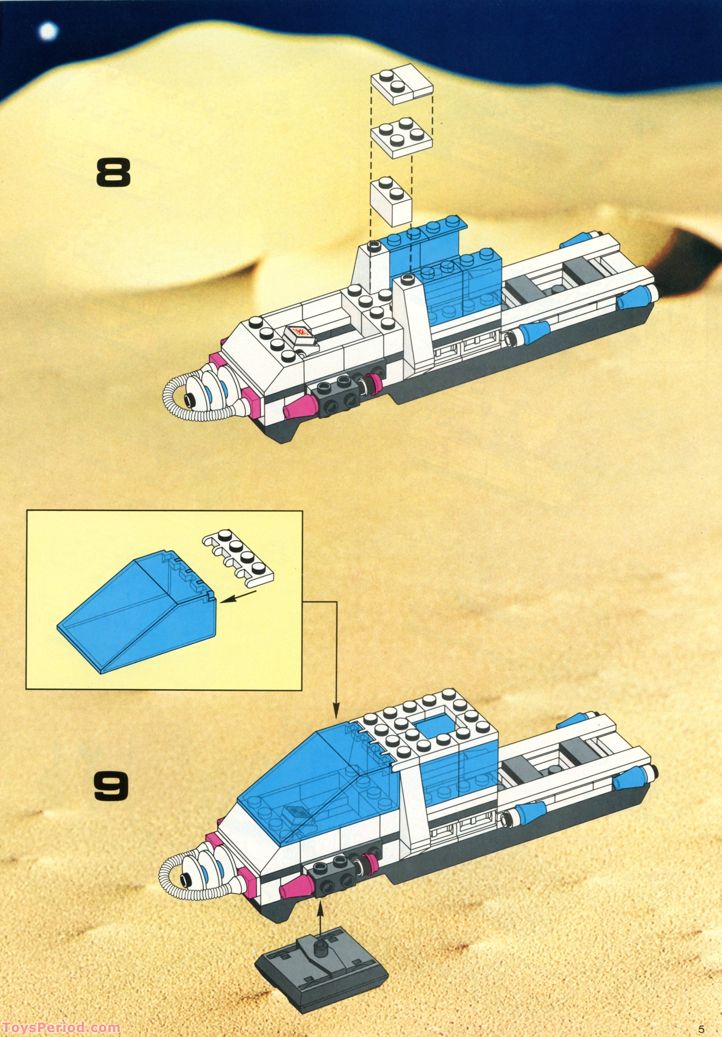 LEGO 6990 Monorail Transport System Instructions and Parts List