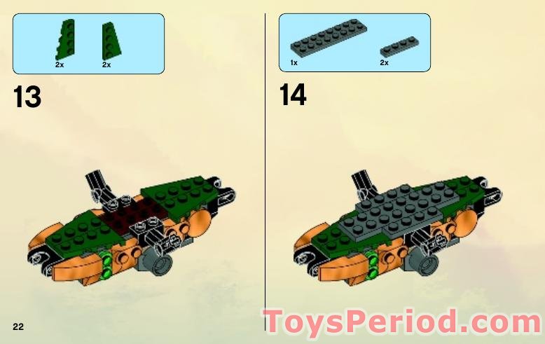 LEGO 70503 The Golden Dragon Instructions and Parts List