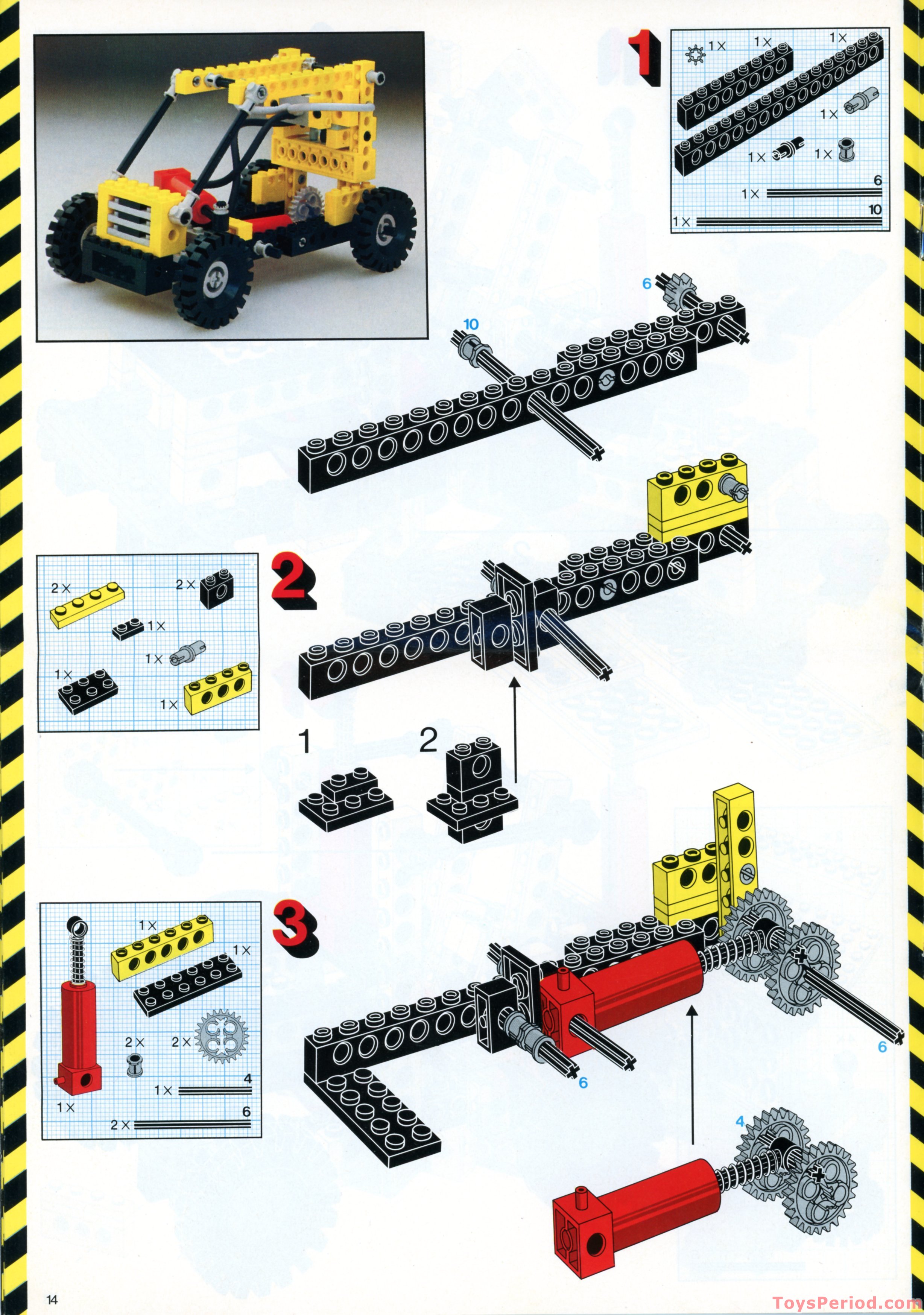 LEGO 8040 Universal Building Set Instructions and Parts List
