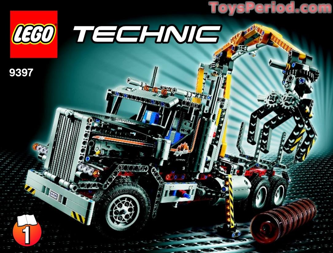 LEGO 9397 Logging Truck Instructions and Parts List