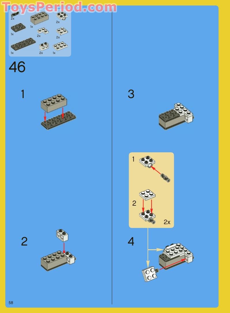 LEGO 10231 Shuttle Expedition Instructions and Parts List