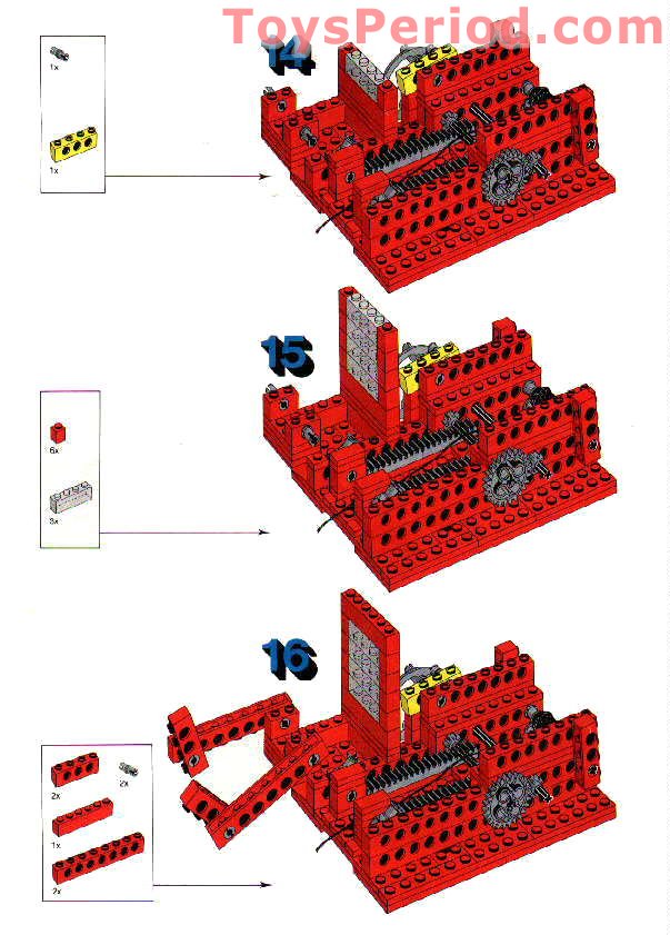 LEGO 855 Mobile Crane Instructions and Parts List