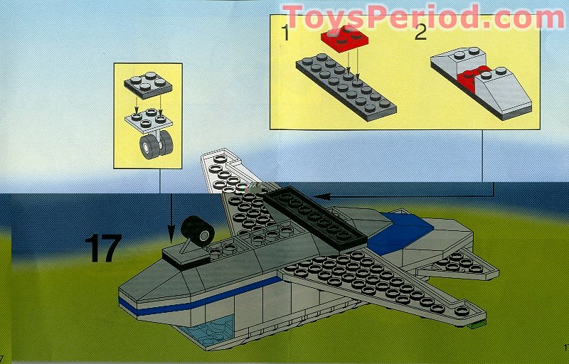 LEGO 2718 Aircraft and Ground Crew Instructions and Parts List