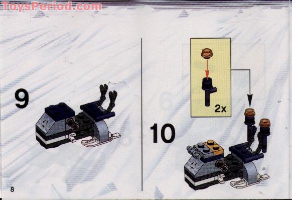 LEGO 4742 Chill Speeder Instructions and Parts List