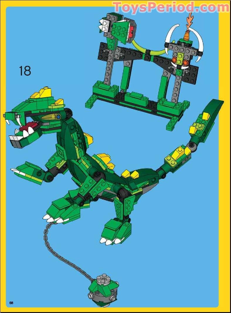 LEGO 4894 Mythical Creatures Instructions and Parts List