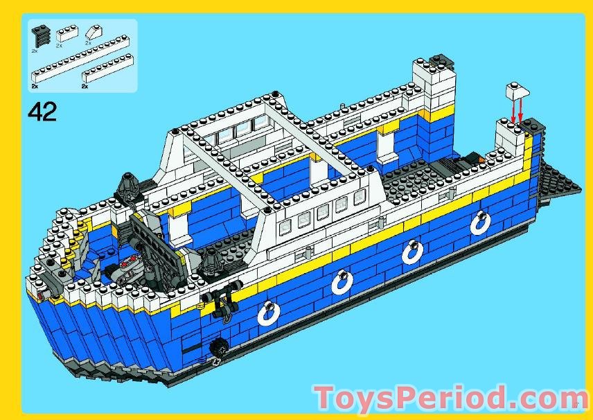 LEGO 4997 Transport Ferry Instructions and Parts List