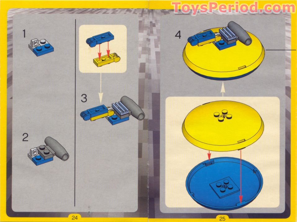 LEGO 4347-1 Auto Pod Instructions and Parts List