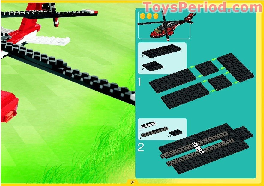 LEGO 4403 Air Blazers Instructions and Parts List