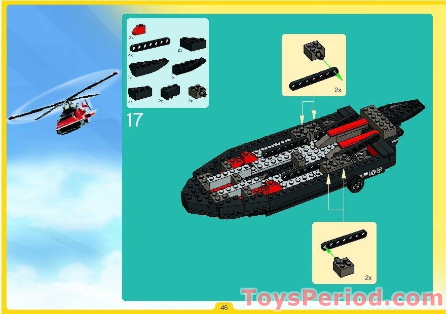 LEGO 4403 Air Blazers Instructions and Parts List