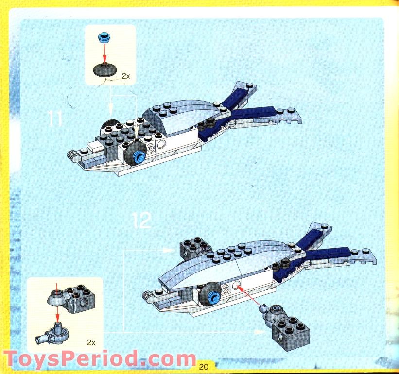 LEGO 4506 Deep Sea Predators Instructions and Parts List