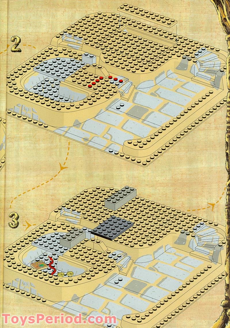 LEGO 5978 Sphinx Secret Surprise Instructions and Parts List