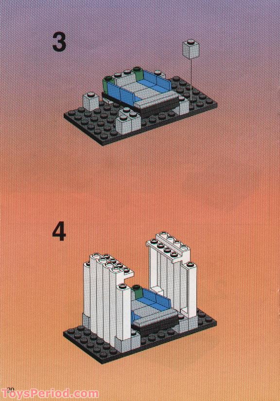 LEGO 6083-2 Samurai Stronghold Instructions and Parts List