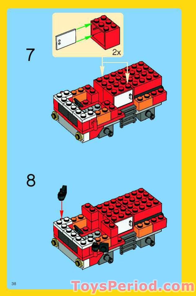 LEGO 6164 LEGO Rescue Building Set Instructions and Parts List