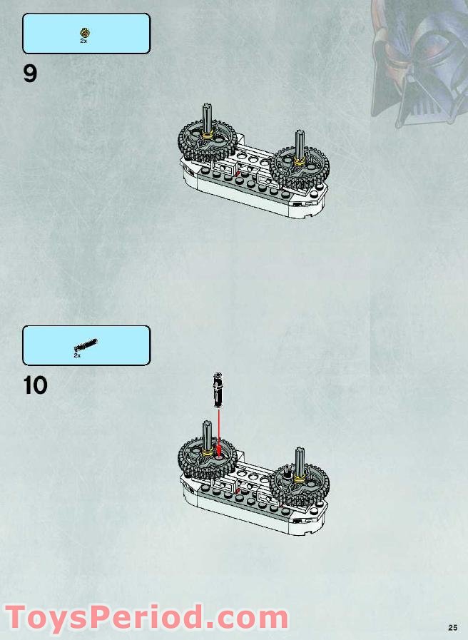 LEGO 7659 Imperial Landing Craft Instructions and Parts List