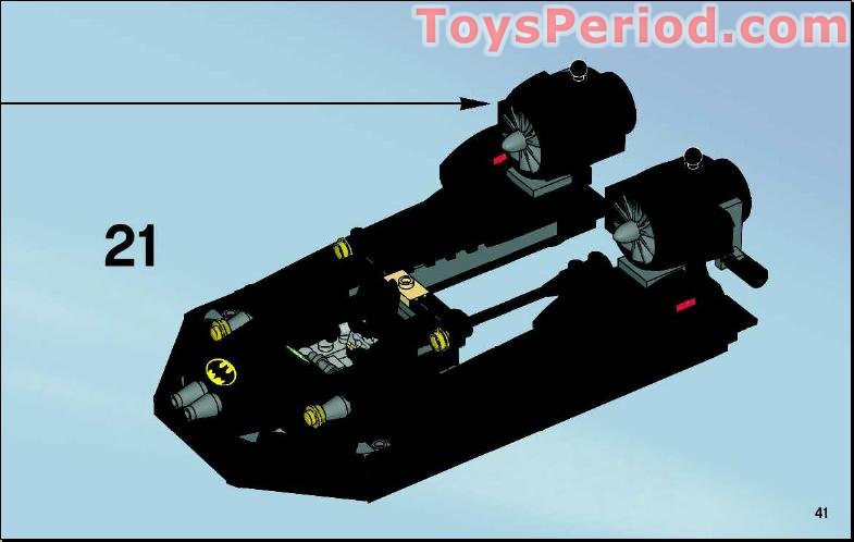 LEGO 7780 The Batboat: Hunt for Killer Croc Instructions and Parts List