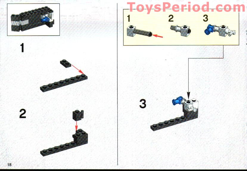 LEGO 7033 Armored Car Action Instructions and Parts List
