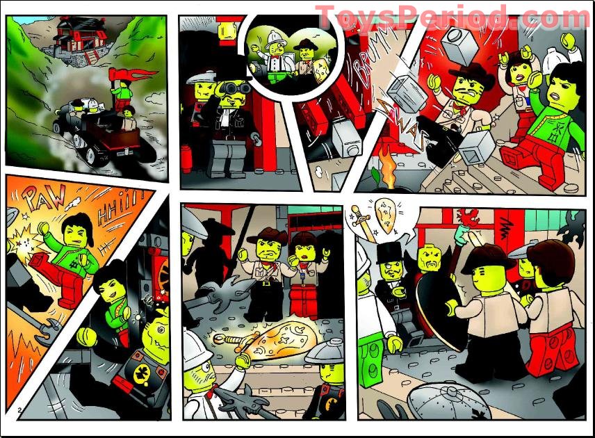 LEGO 7419 Dragon Fortress Instructions and Parts List