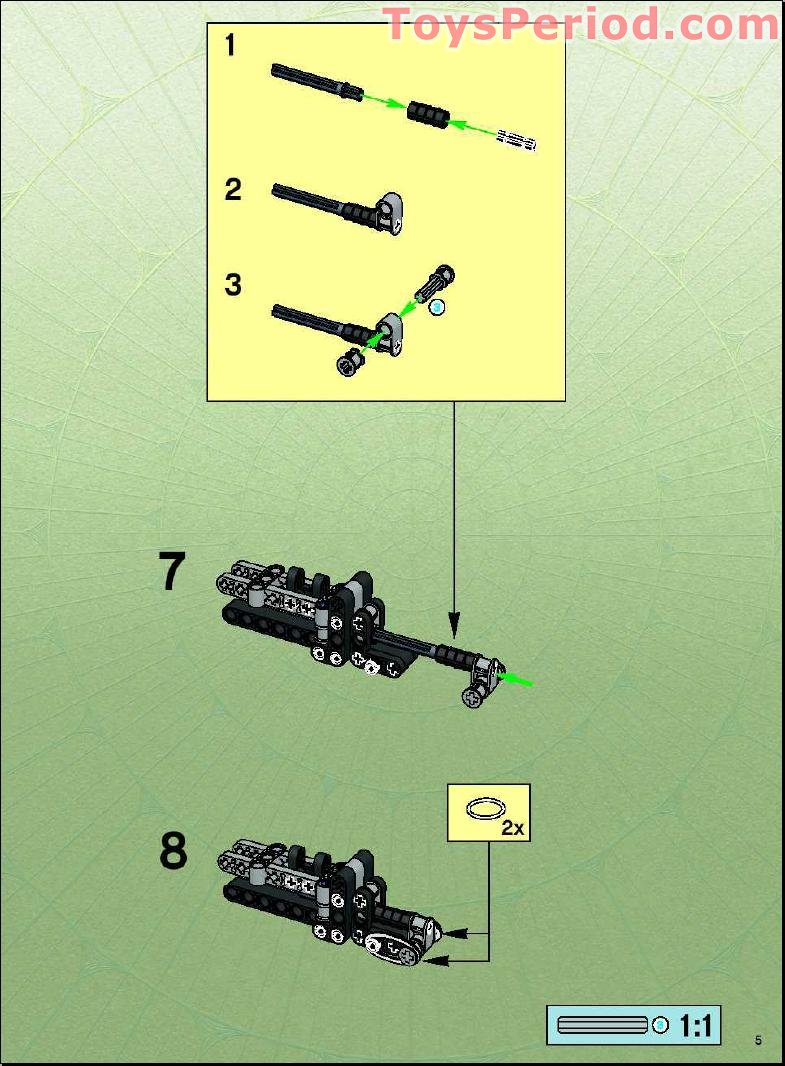 LEGO 8759 Battle of Metru Nui Instructions and Parts List
