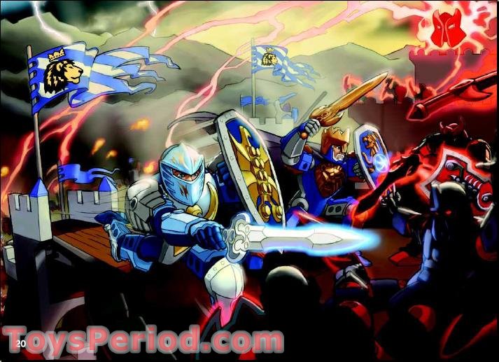 LEGO 8792 Sir Jayko Instructions and Parts List