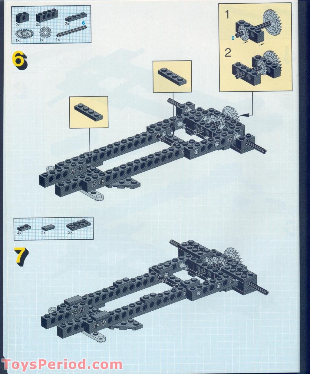 LEGO 8829 Dune Blaster Instructions and Parts List