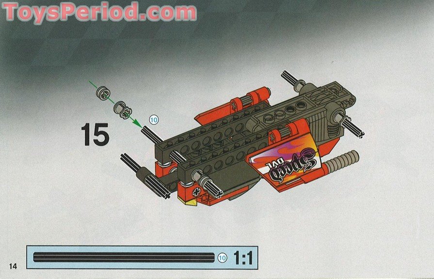 LEGO 8136 Fire Crusher Instructions and Parts List