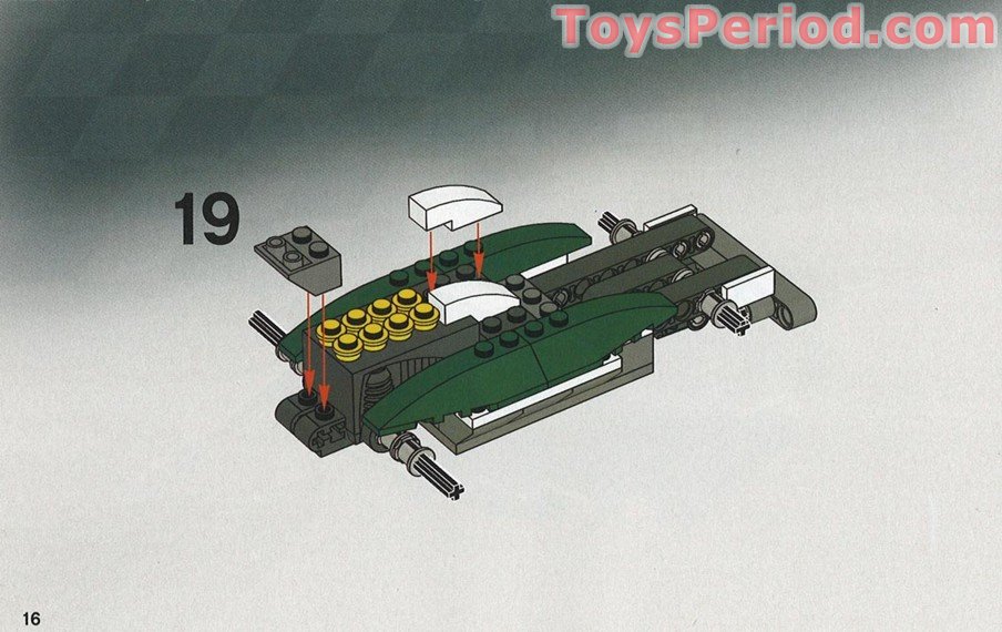 LEGO 8138 Phantom Crasher Instructions and Parts List