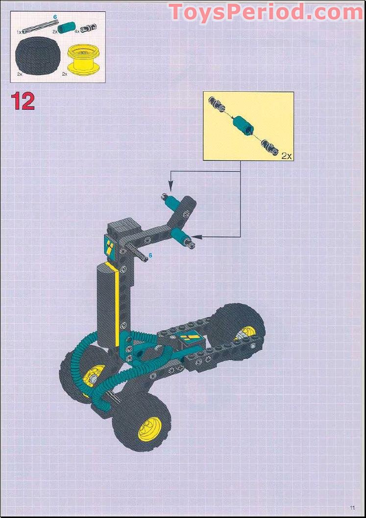 LEGO 8257 Cyber Strikers Instructions and Parts List