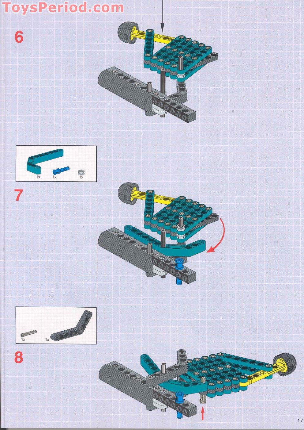 LEGO 8266 Super Challenge Instructions and Parts List