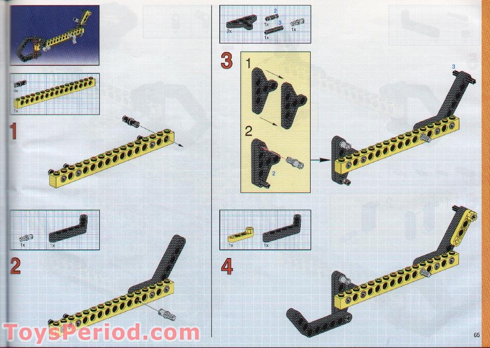 LEGO 8277 Giant Model Set Instructions and Parts List