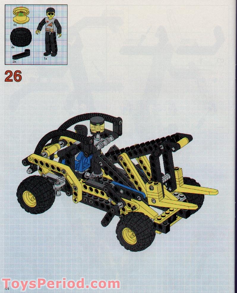 LEGO 8463 Forklift Truck Instructions and Parts List