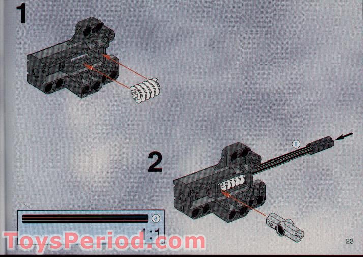 LEGO 8511 Frost Instructions and Parts List