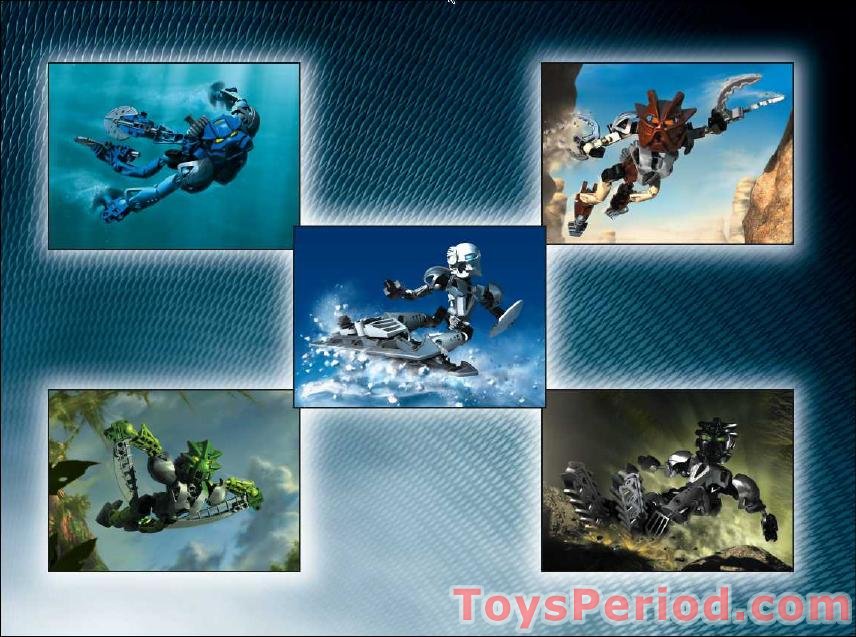 LEGO 8572 Tahu Nuva Instructions and Parts List