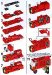 LEGO 6382 Fire Station Instructions and Parts List
