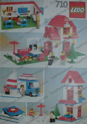 LEGO 710-3 Universal Building Set Instructions and Parts List