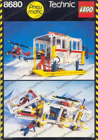 LEGO 8680 Arctic Rescue Base Instructions and Parts List