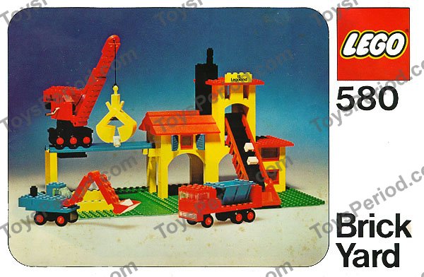 LEGO 580 Brick Yard Instructions and Parts List