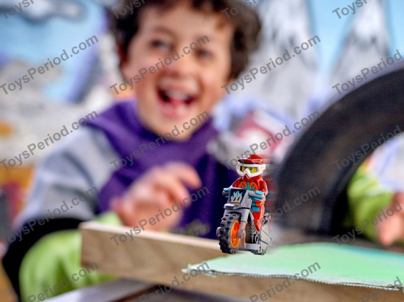LEGO 60311 Fire Stunt Bike Set Parts List