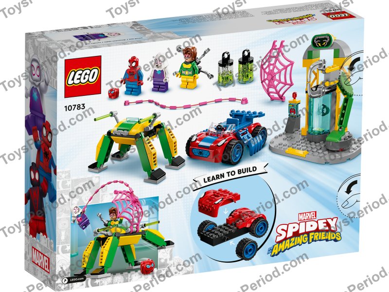 LEGO 10783 Spider-Man at Doc Ock’s Lab Set Parts List