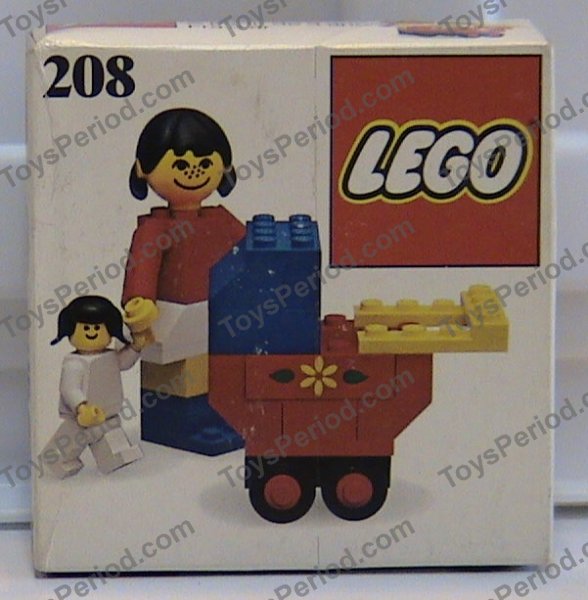 LEGO 208 Mother with Baby Carriage Instructions and Parts List