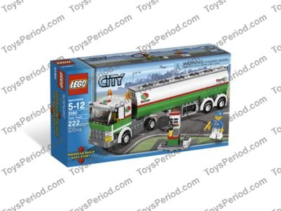 LEGO 3180 Tank Truck Instructions and Parts List