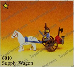 LEGO 6010 Supply Wagon Instructions and Parts List